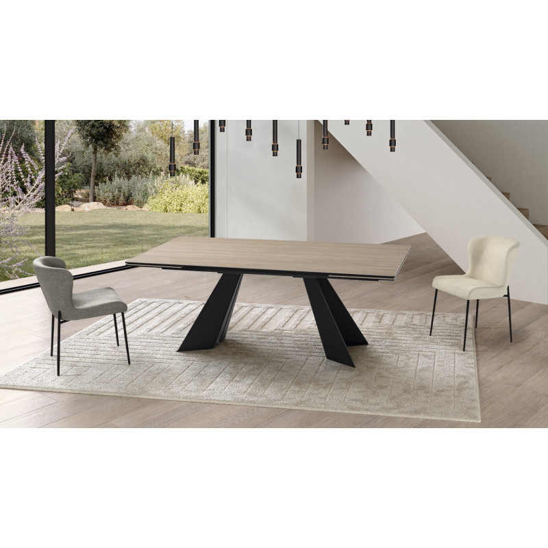 Table de repas extensible ronde FRANCE | Chêne Massif